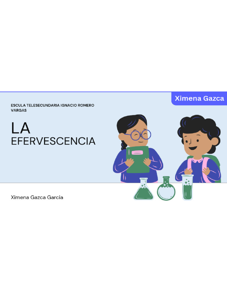 LA EFERVESCENCIA | PDF