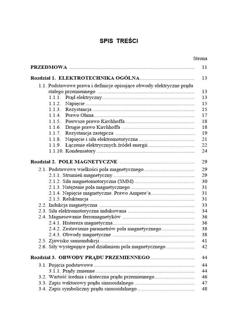 Spis Treści | PDF