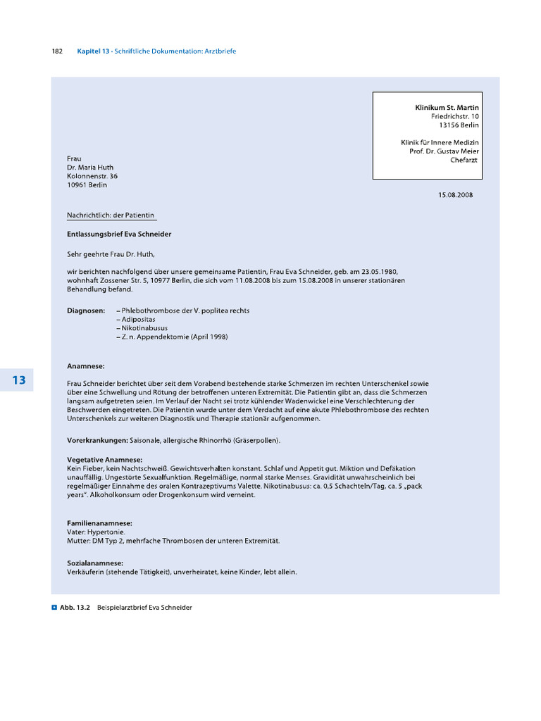 Arztbrief Eva Schneider | PDF