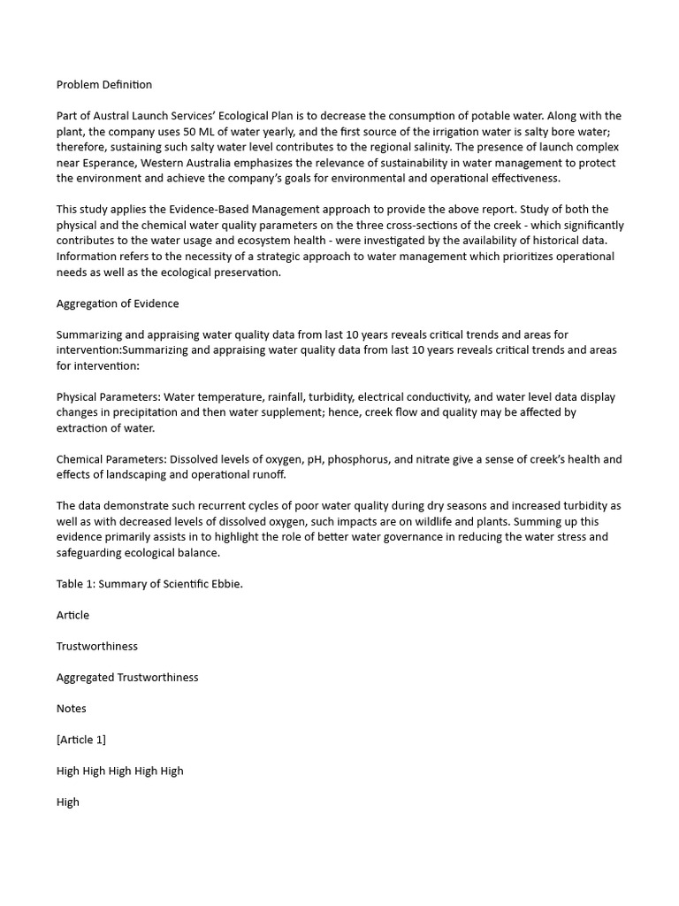 Draft Rough Work | PDF | Water | Water Quality