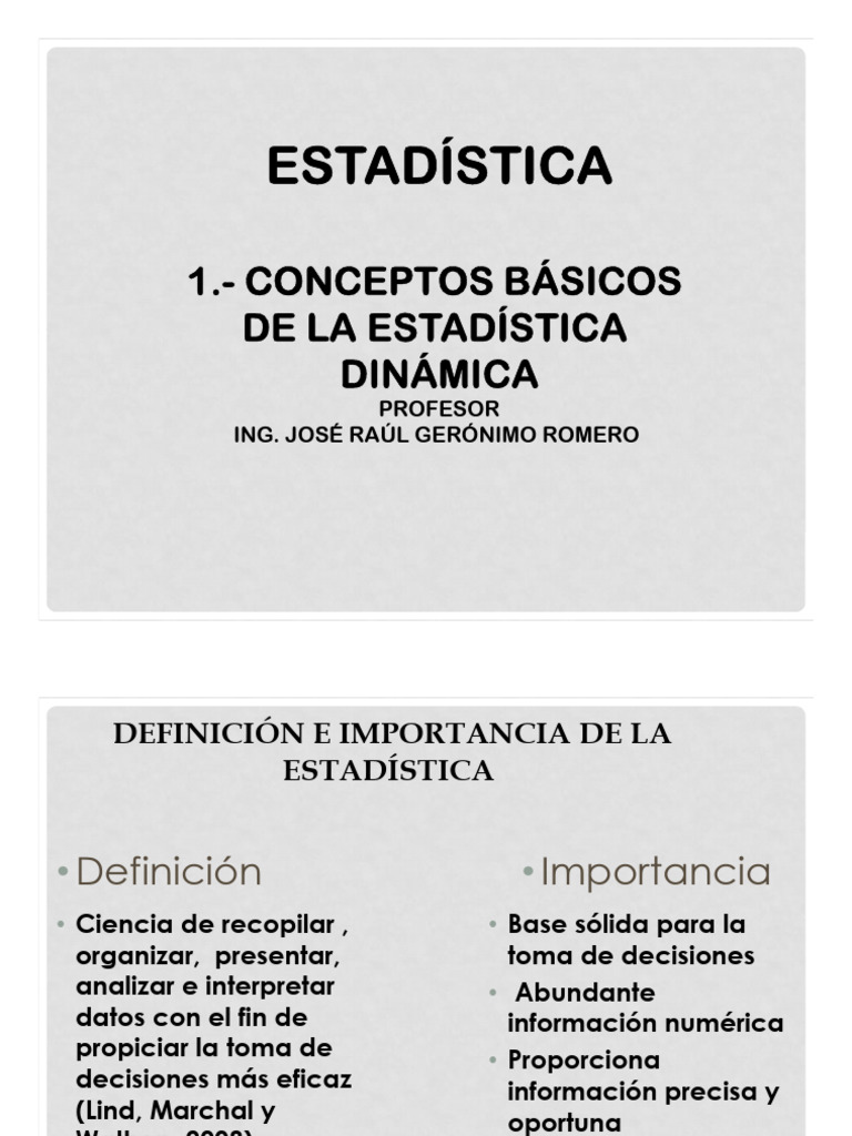 Conceptos Basicos de Estadistica | PDF | Estadísticas | Science