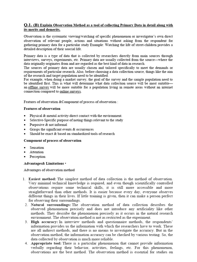 MBA-Business Research Methodology Assignment 1 2 | PDF | Sampling ...