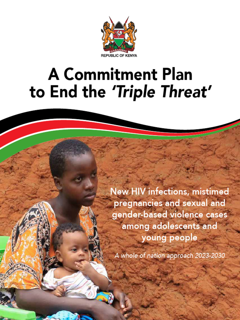 Ending The Triple Threat Commitment Plan 2024 | PDF | Hiv/Aids | Adolescence