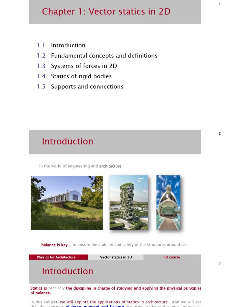 Session01 - Vector Statics 01 Group E - 23-24 | PDF | Force | Euclidean ...