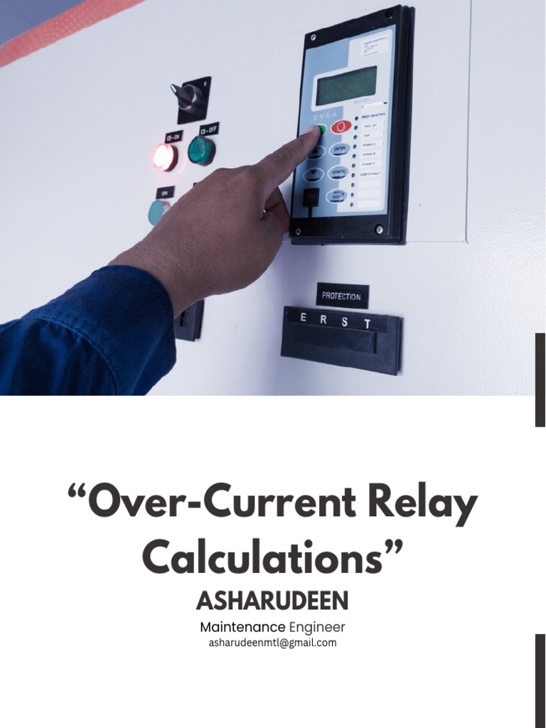 Overcurrent Relay Calculation | PDF | Relay | Amplifier