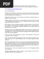 1907 Hague Convention on War Laws | PDF