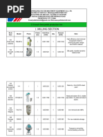 Comprehensive Equipment List Overview | PDF