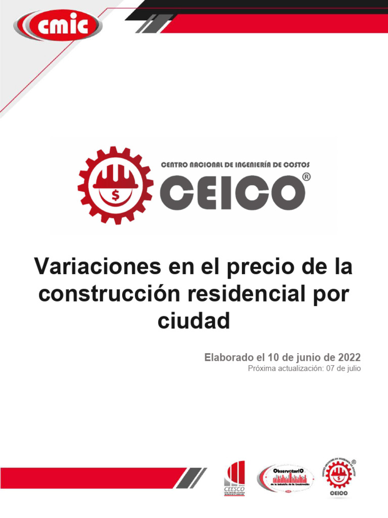 CEICO Informe CR Junio 2022 | PDF | Precios | Economias