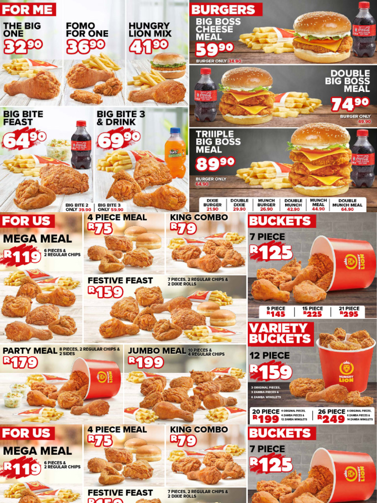 South Africa Downloadable Menu | PDF