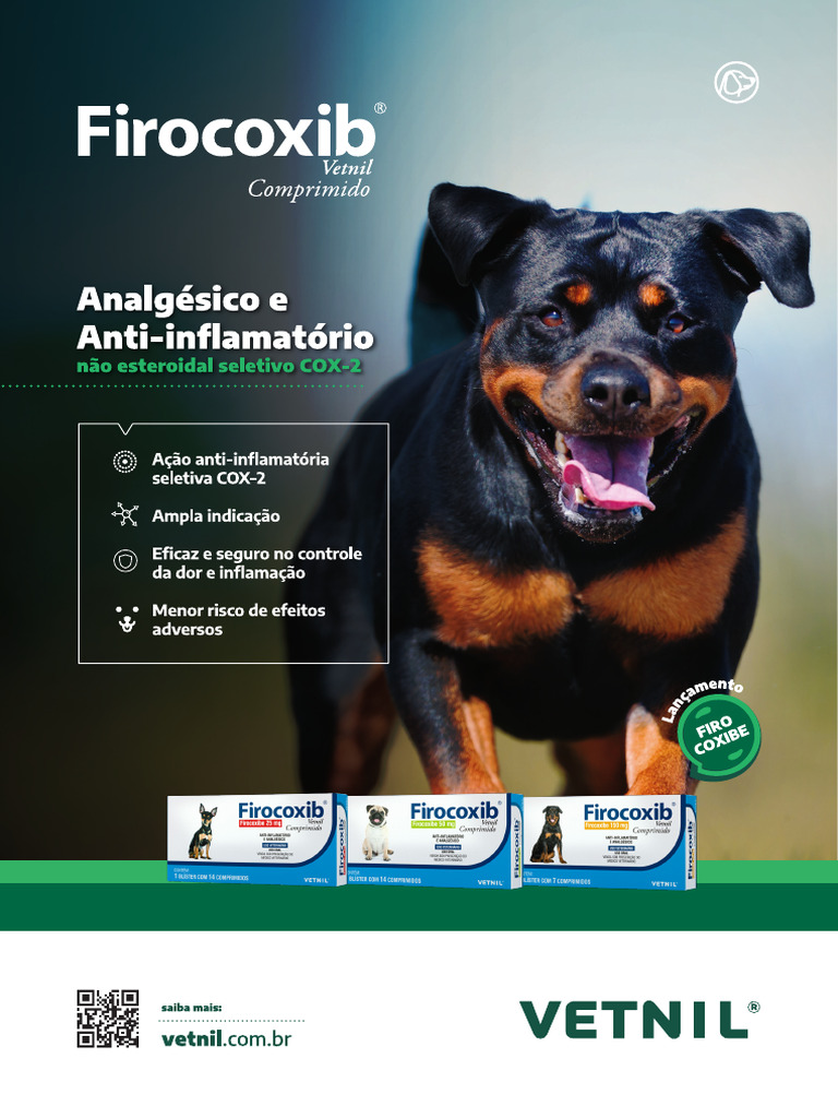 Folheto Resumo Firocoxib-Vetnil-Comprimido Jluho 2023 Web | PDF