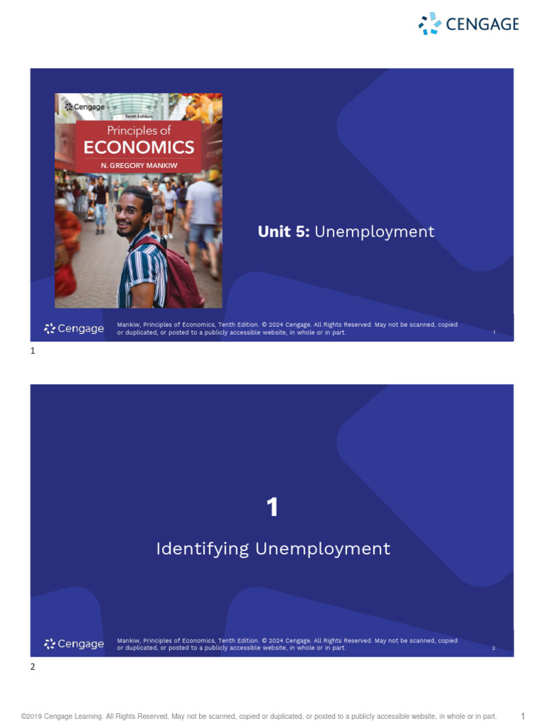 Unit 5-Ch28-Unemployment | PDF | Unemployment | Trade Union