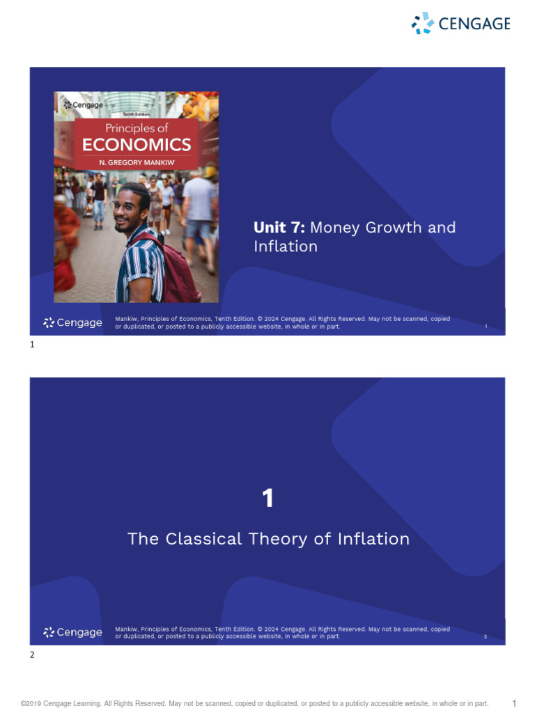 Unit 7-Ch30-Money Growth and Inflation | PDF | Supply And Demand ...