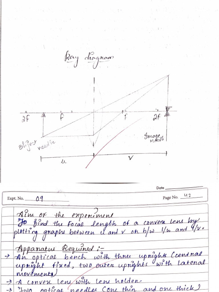 Exp 7 | PDF | Lenses | Optics