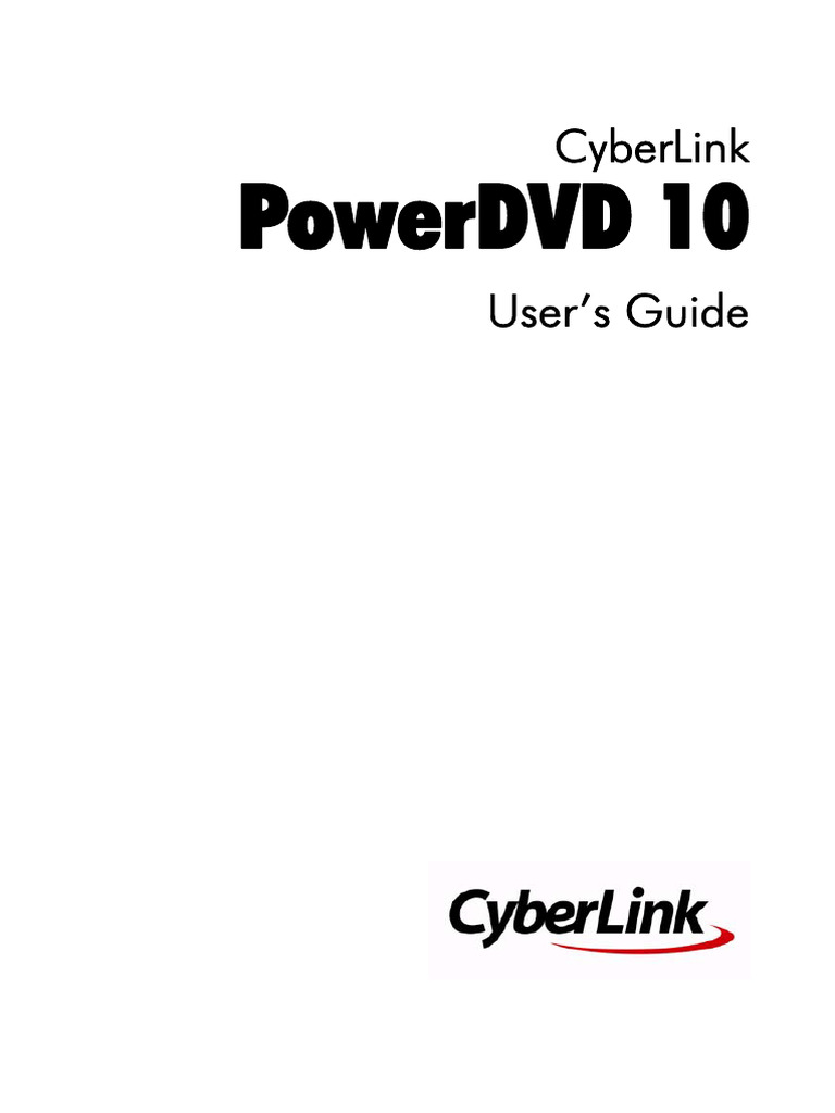 PowerDVD 10 User's Guide | PDF | Graphics Processing Unit | Blu Ray