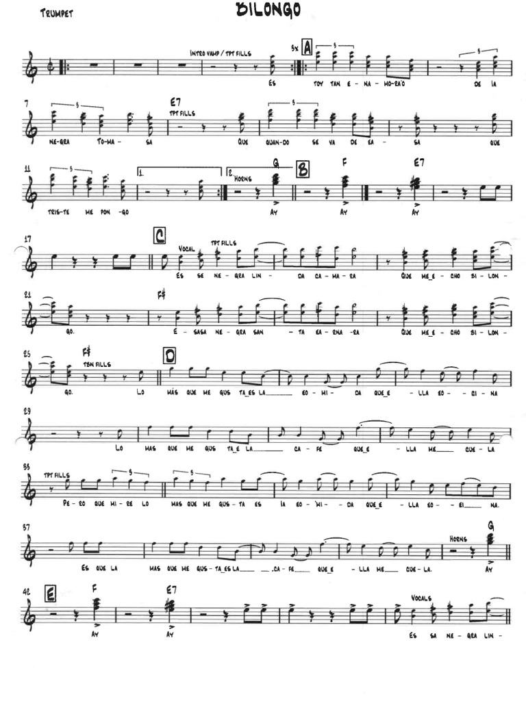 Bilongo Trumpets | PDF