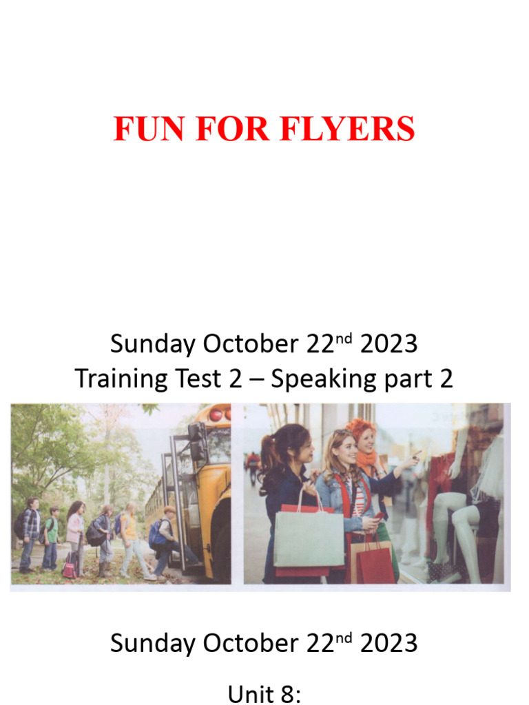 Fun for Flyers Answer Key Overview | PDF