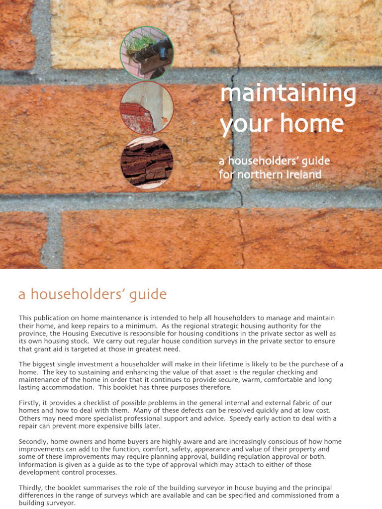 Maintaining Your Home | PDF | Roof | Real Estate Appraisal