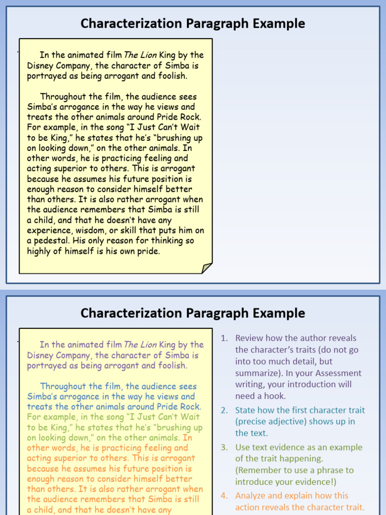 character-analysis-example | PDF | Reason | Psychology