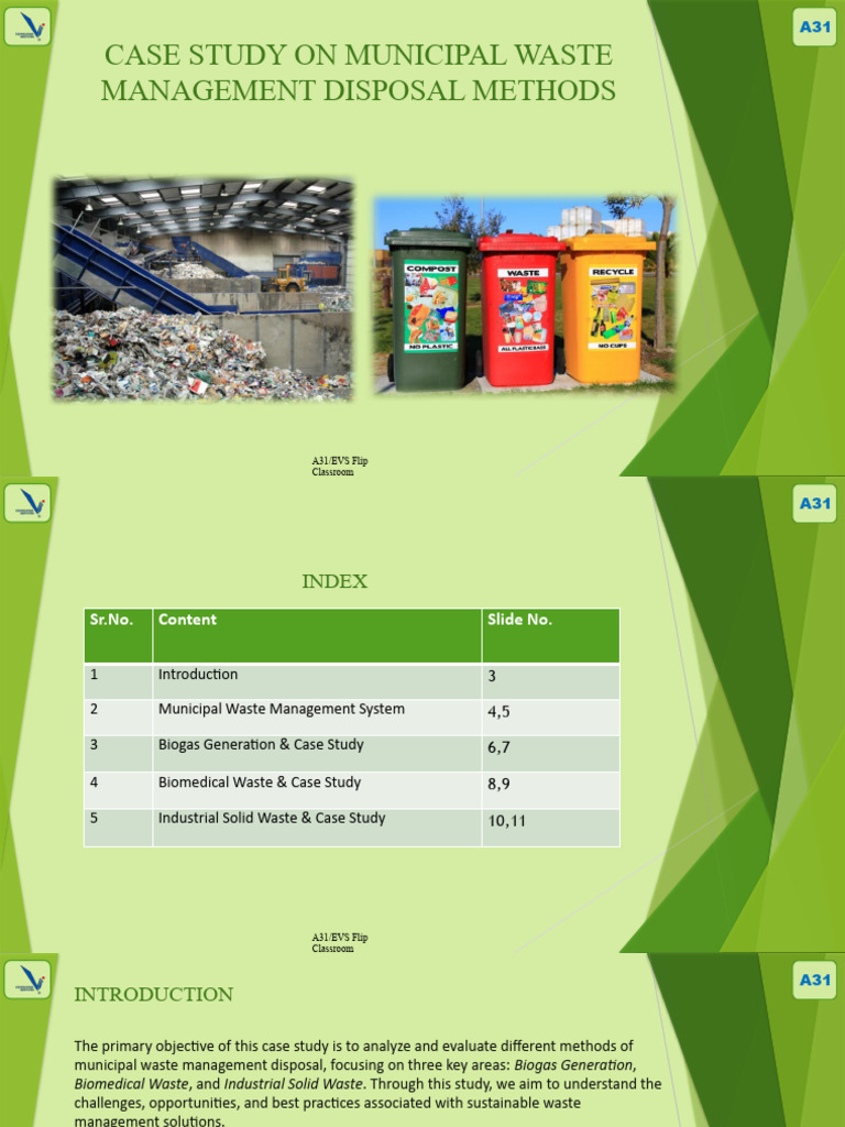 EVS Flip Classroom A31 | PDF | Waste Management | Waste