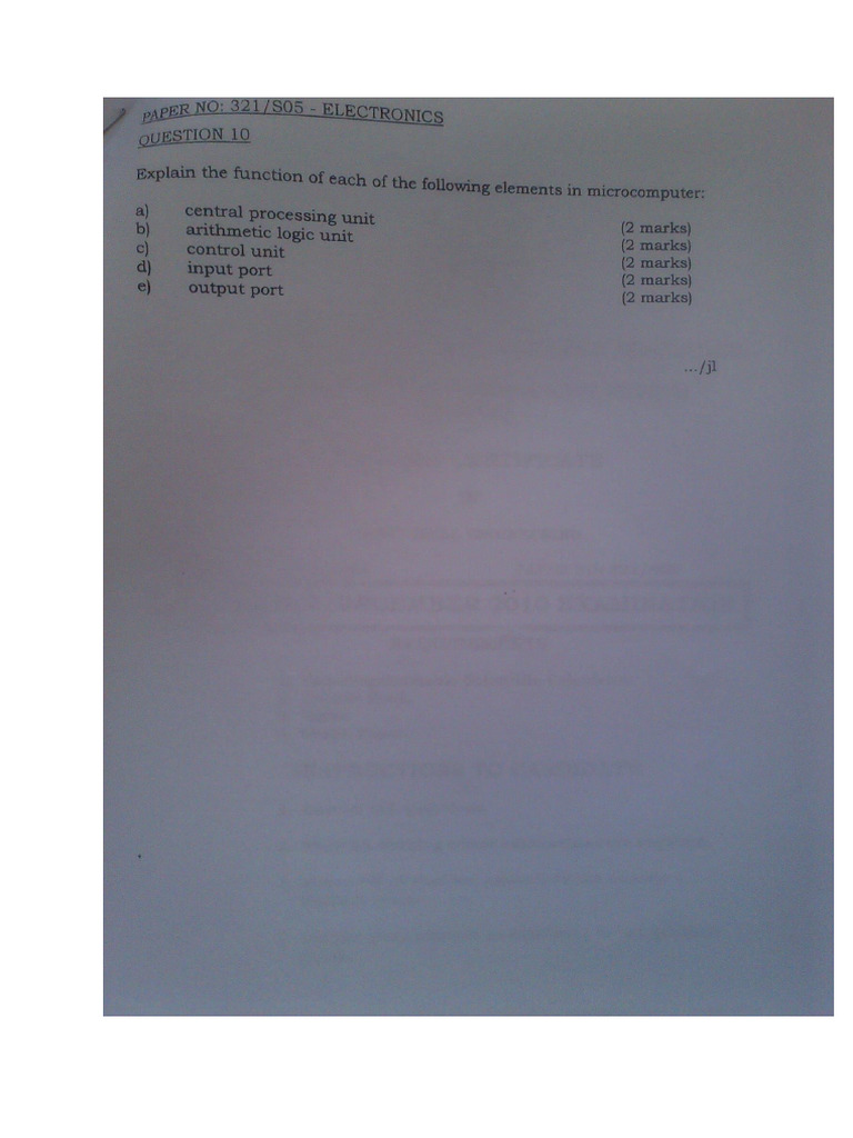 Electronics Past Papers (Skhue) | PDF