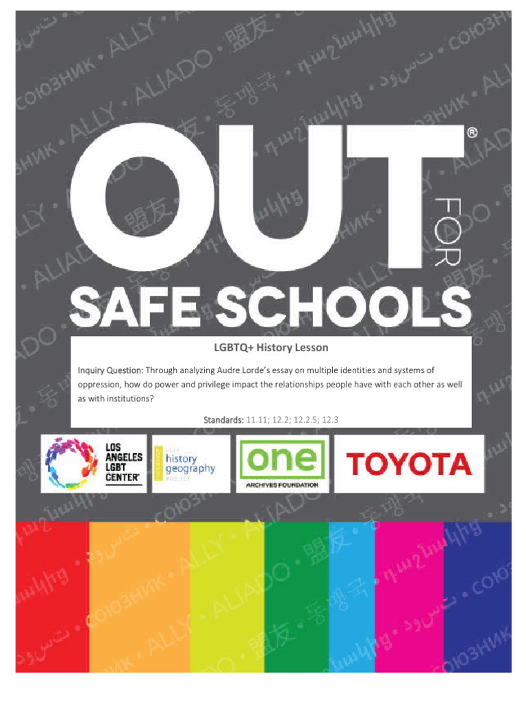 Audre Lorde Intersectionality Lesson | PDF | Intersectionality