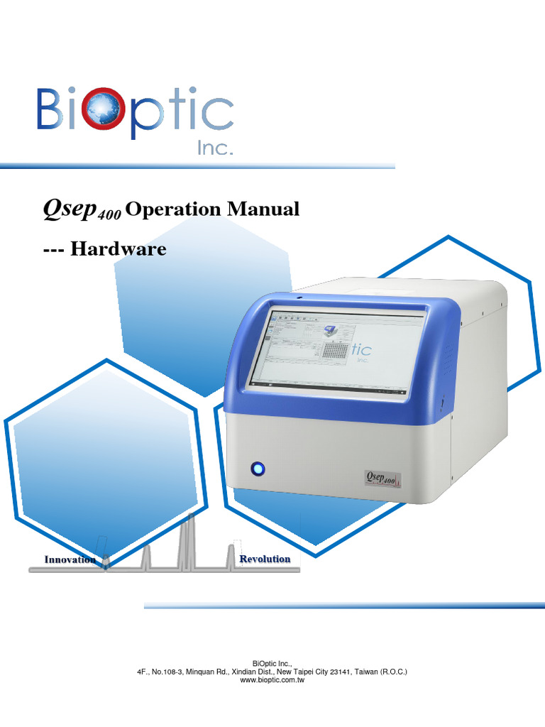 F0043 - Qsep400 Operation Manual - Hardware - ENG-E | PDF | Dna ...