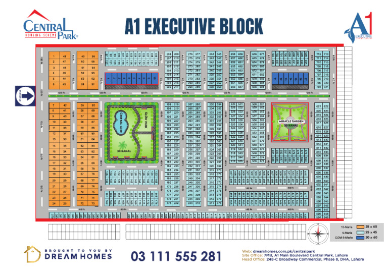 Central Park A1 Executive Map | PDF