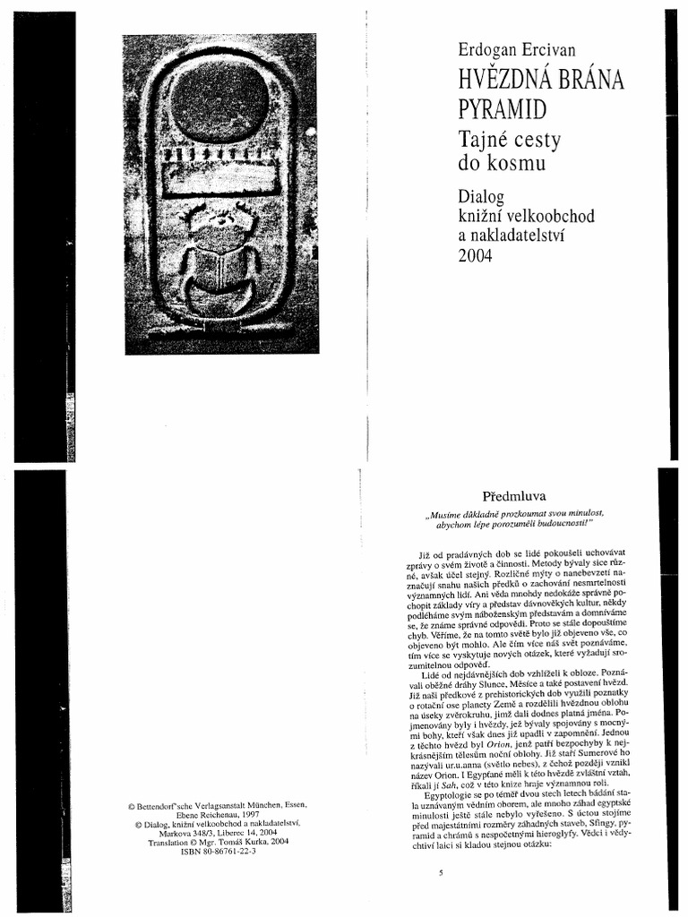 Erdogan Ercivan - Hvězdná Brána Pyramid - 2004 | PDF