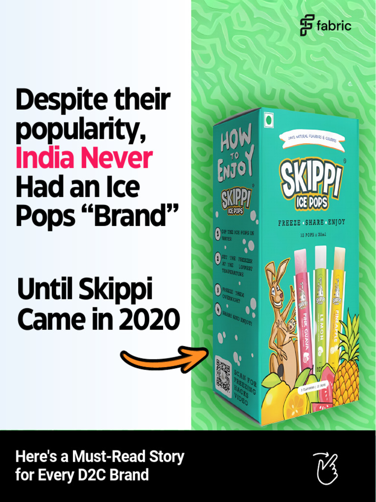 Skippi: India's First Ice Pops Brand | PDF | Brand