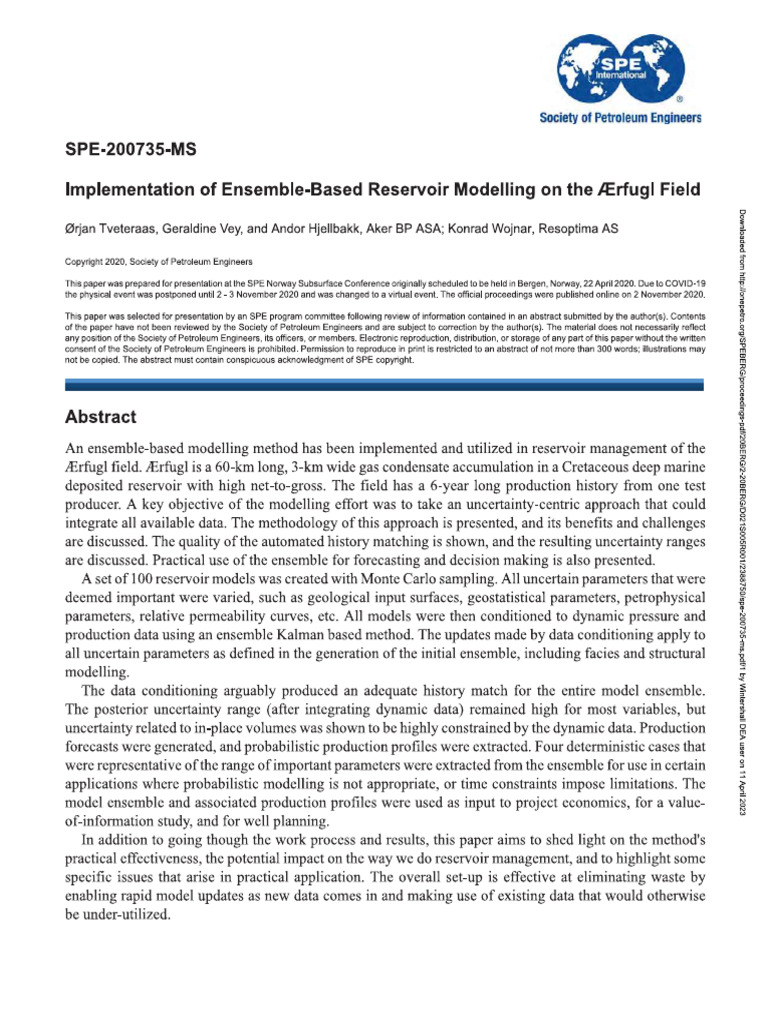 Ensemble SPE Paper | PDF