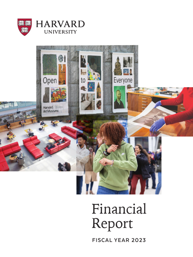 Fy23 Harvard Financial Report | PDF | Financial Endowment | Student ...