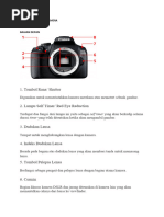 Mengenali Fungsi Tombol Dan Bagian Kamera DSLR | PDF | Komputer