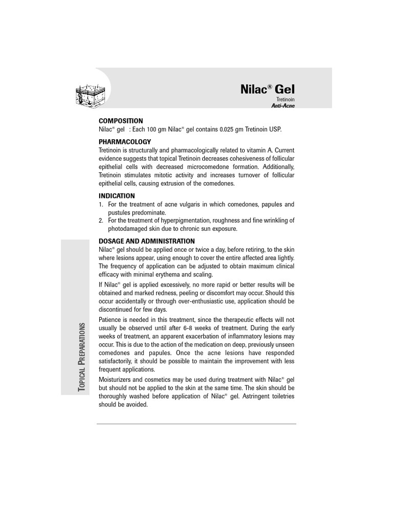Nilac Gel | Download Free PDF | Topical Medication | Clinical Medicine