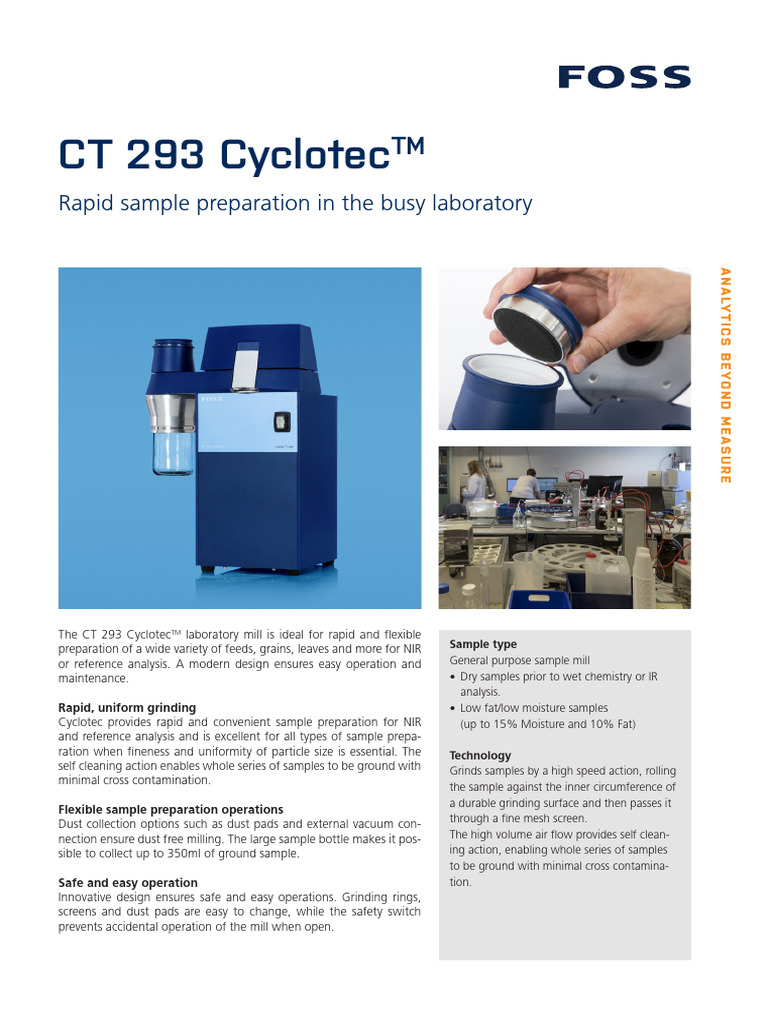 Cyclotec Brochure PDF | PDF | Mill (Grinding) | Materials
