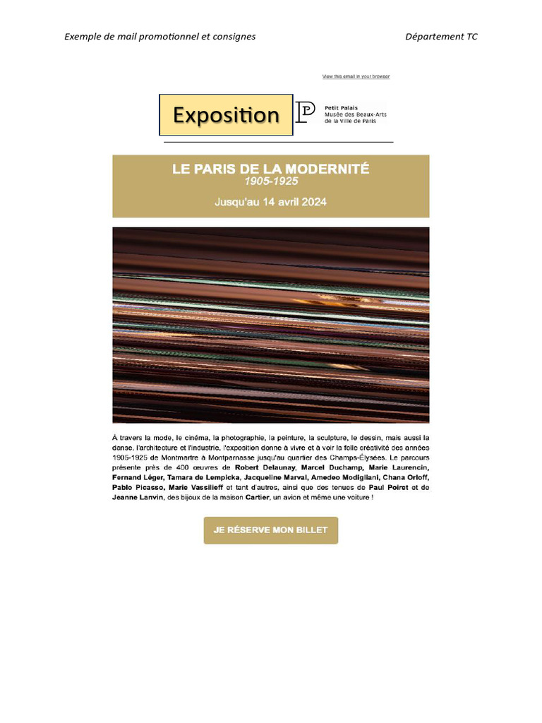 Exemple de mail promotionnel efficace | PDF | Affaires | Ordinateurs