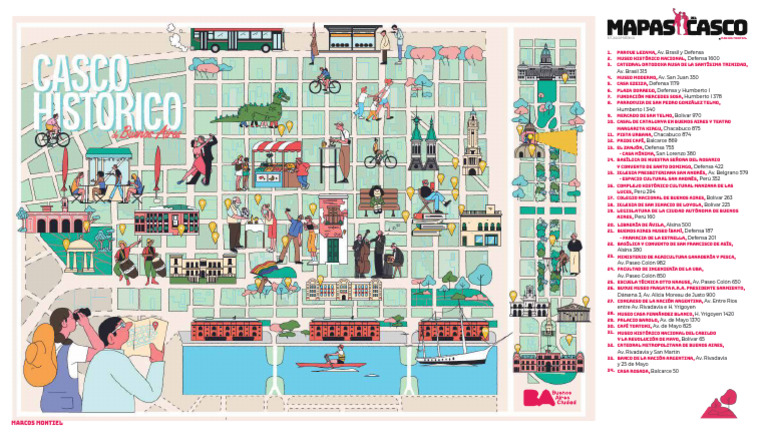 Mapa Casco Casco Historico | PDF | Buenos Aires | Argentina