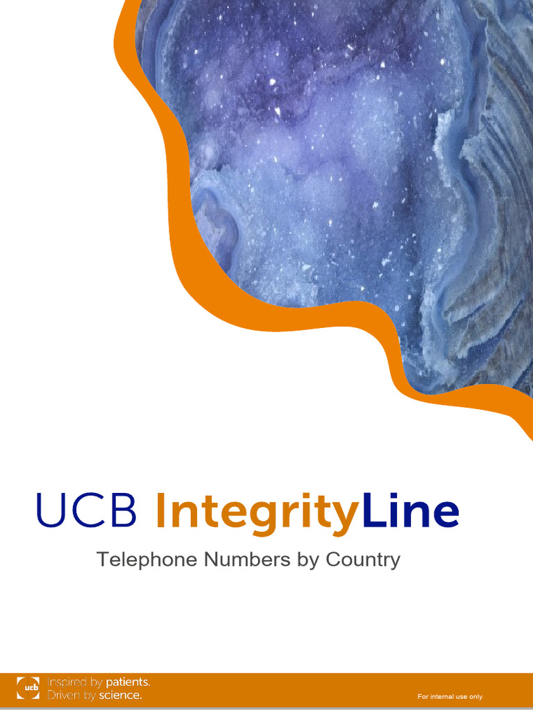 UCB Integrity Line Telephone Numbers by Country | PDF | Spanish ...