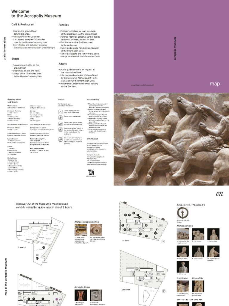Αcropolis Museum - ENG Map Leaflet (Website) 220517 | PDF