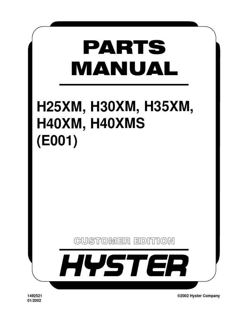 h25xm h30xm h35xm h40xm h40xms Serie (E001) | PDF | Diesel Engine ...