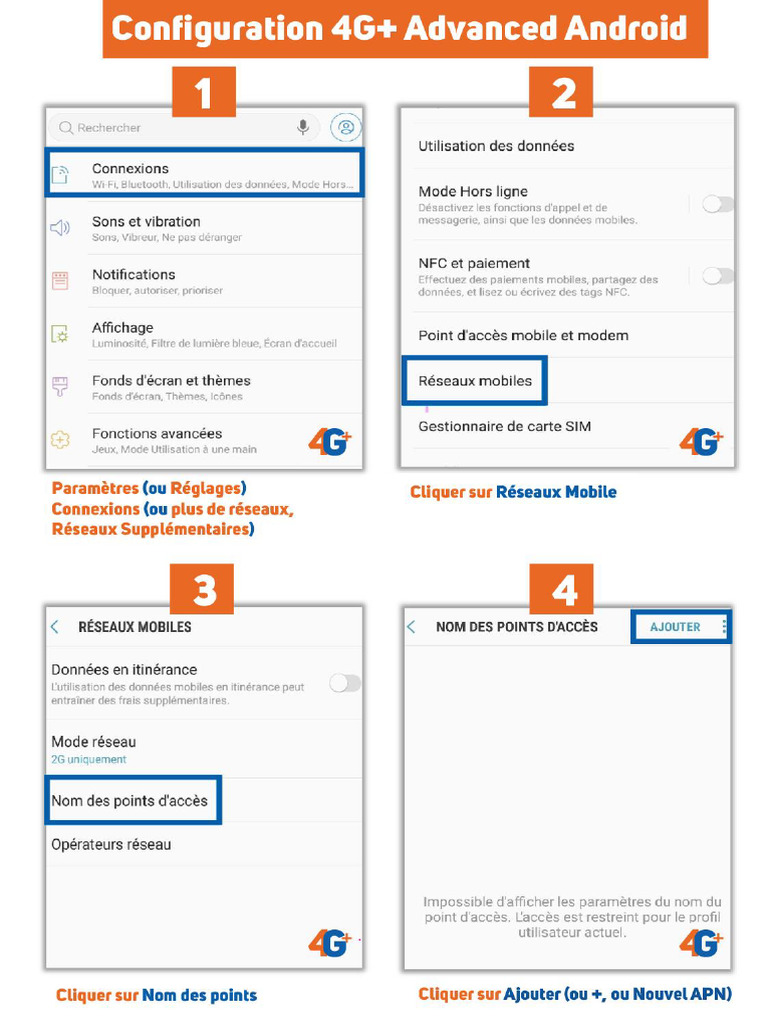 Moov Africa V4Configuration4G | PDF