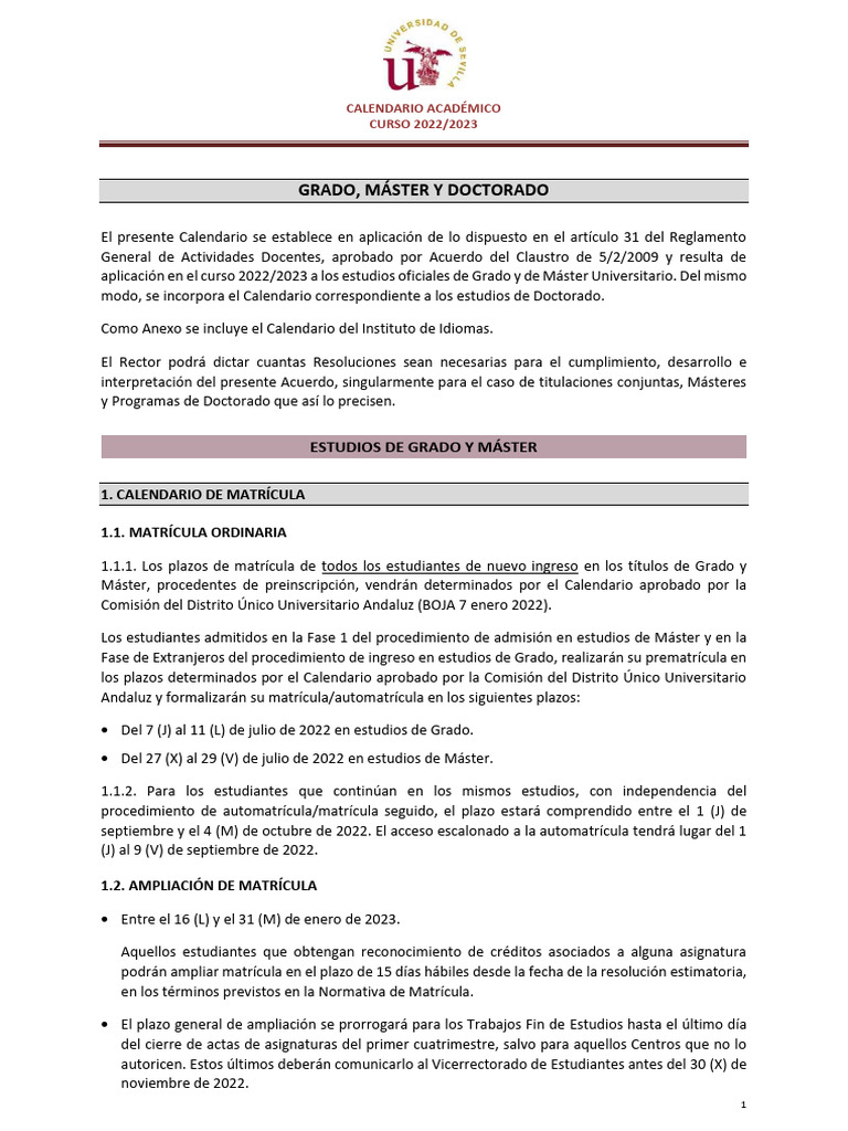 2022_03_CONSULTA-CA-2022-2023-1VERSION | PDF | Doctorado | Licenciatura