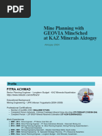 Deswik Interactive Scheduler For Open Pits - Introductory Training ...
