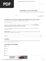 Complementos en Inglés y Español | PDF