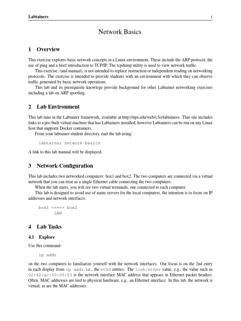 Network Basics Pdf Transmission Control Protocol Computer Network 6831