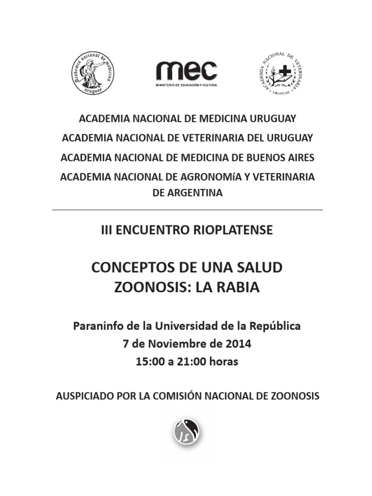 Rabia 1 1 | PDF | Rabia | Medicina Veterinaria