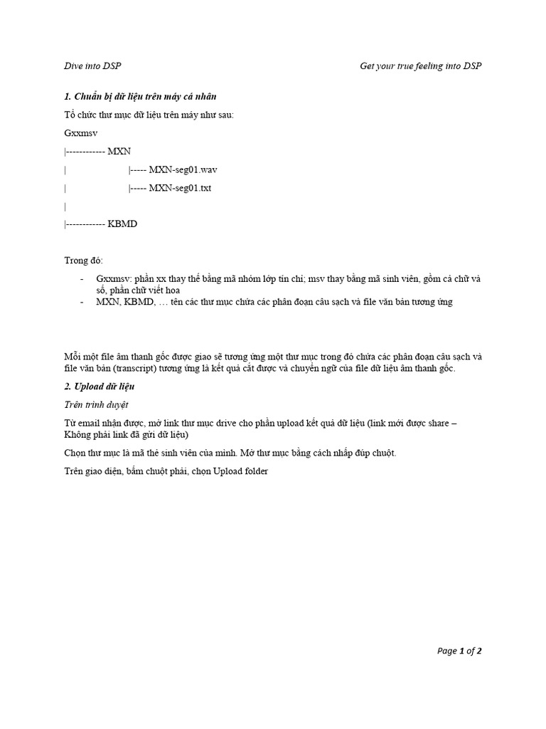 DSP F22 Submission Guideline | PDF