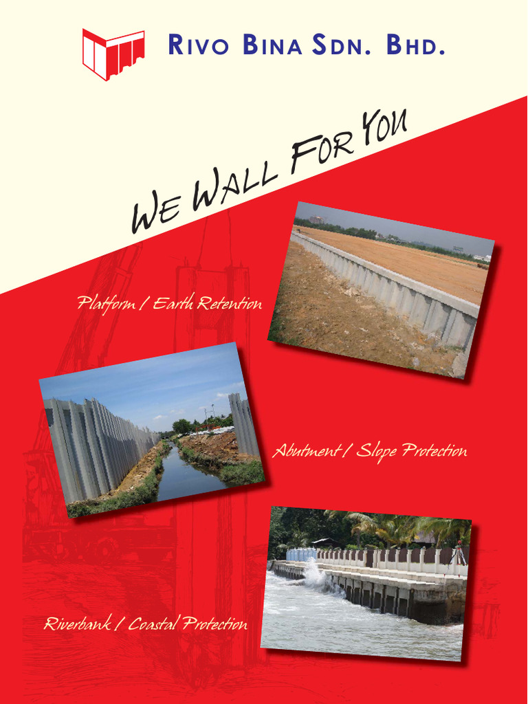 Rivo Bina Sheet Pile Wall | PDF | Deep Foundation | Wall