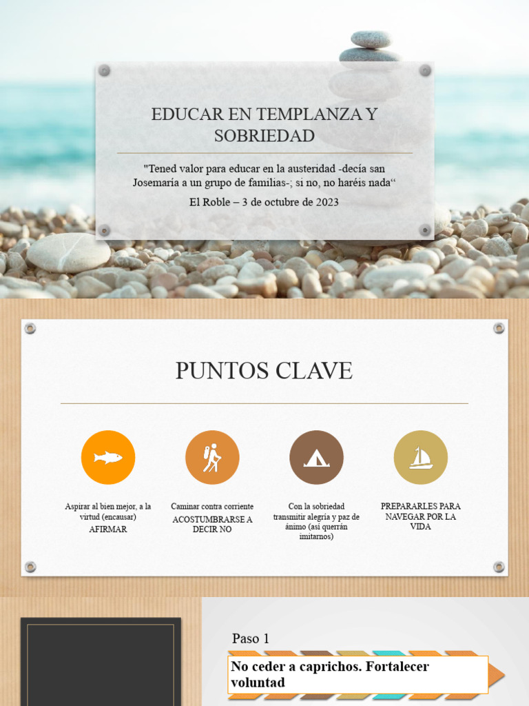 Educar en Templanza y Sobriedad | PDF | Relaciones personales, crianza y desarrollo personal