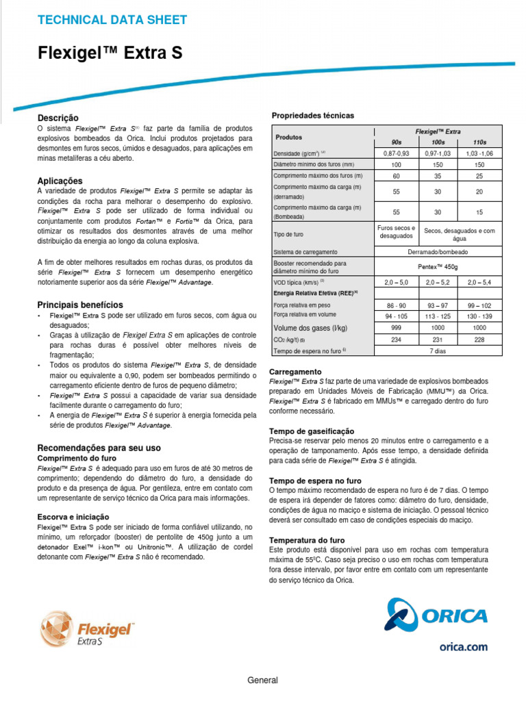TDS Flexigel EXTRA S Series HD - Brazil | PDF | Tempo | Densidade