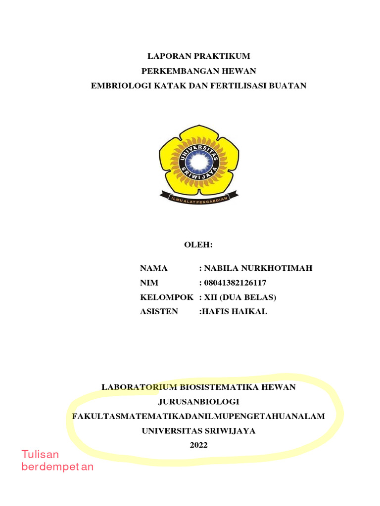 Laprak PH Embrio Katak | PDF